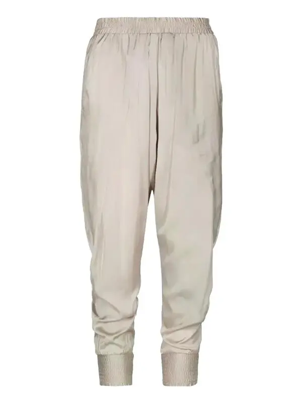 TESSITURA Low-crotch Tapered Trousers - Silver
