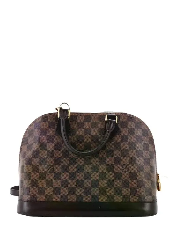 LOUIS VUITTON Alma Handbag Damier Pm Satchel - Brown