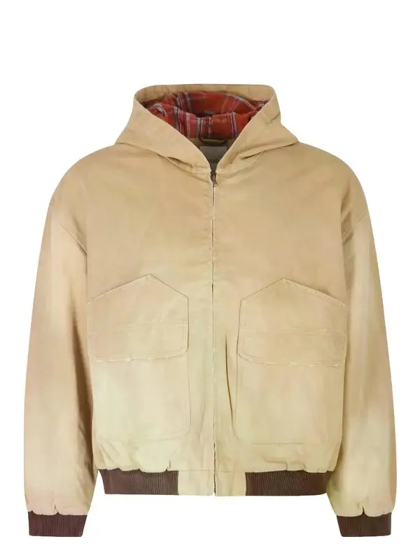 FOUND Hooded Zip-up Jacket - Neutrals