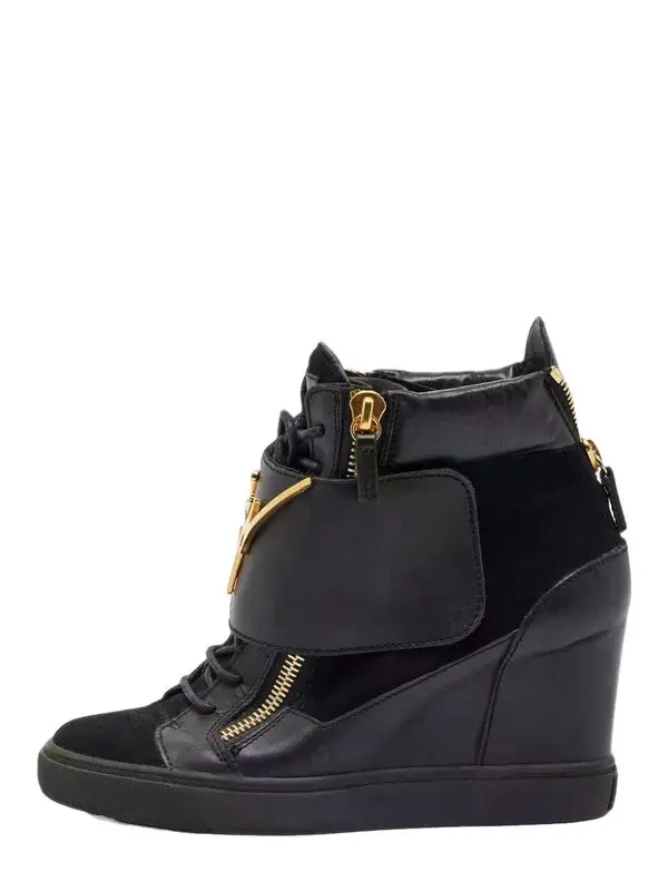 GIUSEPPE ZANOTTI Lorenz Wedge Sneakers - Black