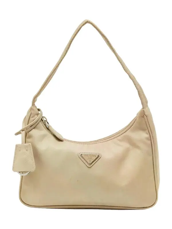 Prada 2000 Re-edition Shoulder Bag - Neutrals