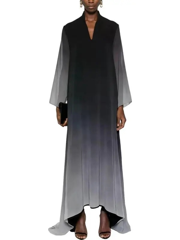 TESSITURA Dune Gradient-print Maxi Dress - Grey