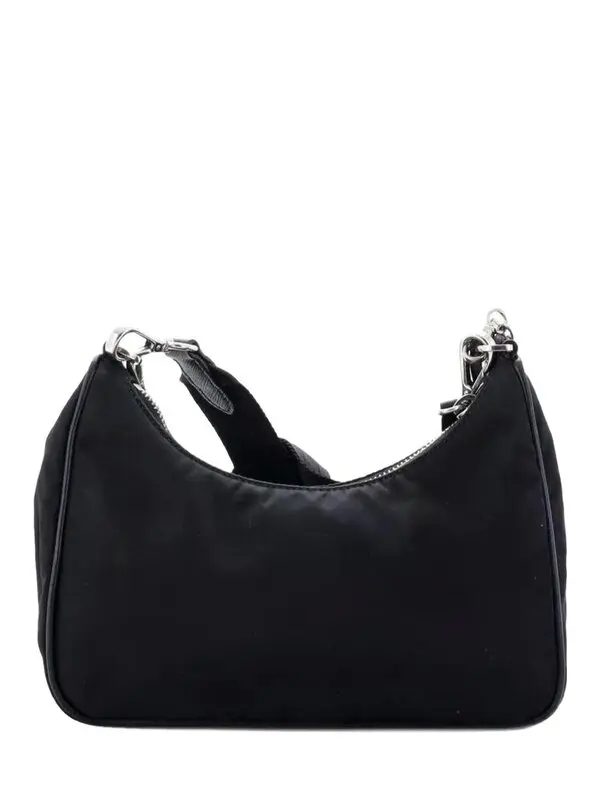 Prada Re-edition 2005 Shoulder Bag Tessuto Small Crossbody Bag - Black