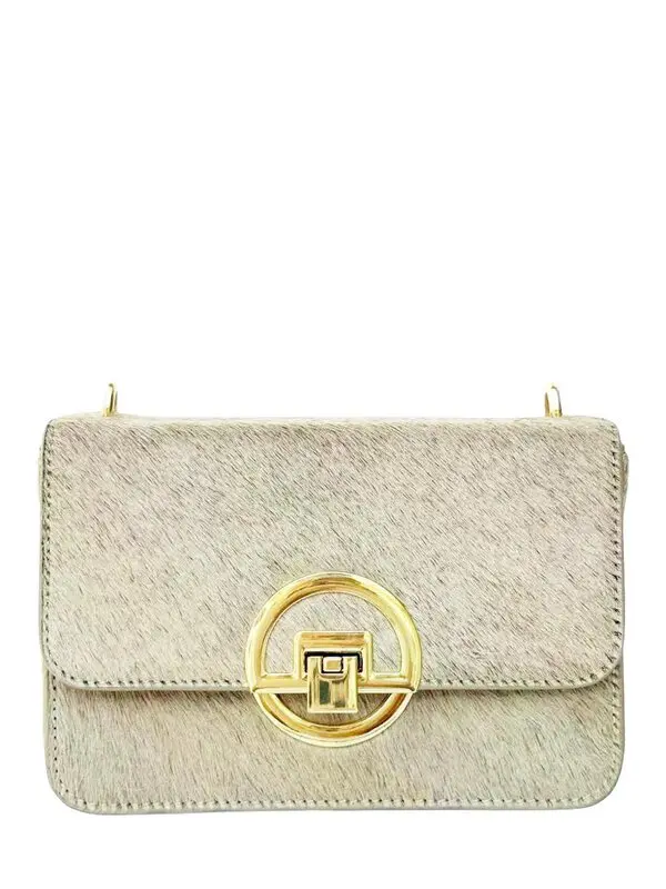 APATCHY LONDON Tilly Hair-on Leather Mini Bag - Neutrals