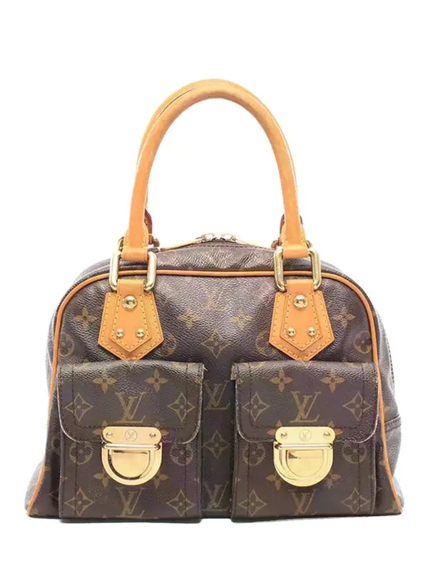 LOUIS VUITTON 2006 Monogram Manhattan Pm Handbag - Brown