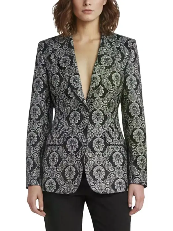 Etro Jacquard Paisley-print Blazer - Blue