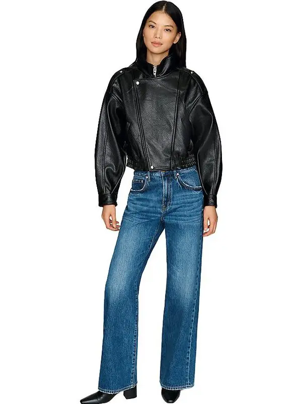 PISTOLA Larsen High Rise Relaxed Flare Jeans - Daring