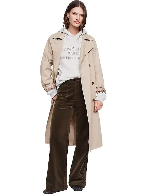 Paige Anessa " High Rise Wide Leg Utility Jeans - Fern