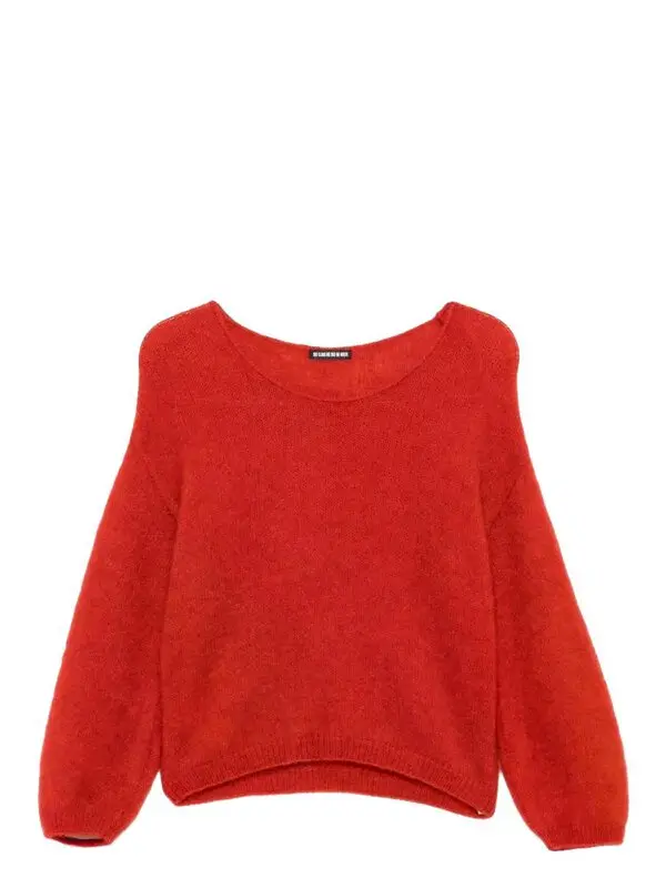 SUSANNE BOMMER Brushed-finish Long-sleeve Sweater - Red