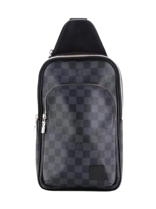 LOUIS VUITTON Avenue Sling Bag Nm Damier Graphite Crossbody Bag - Black