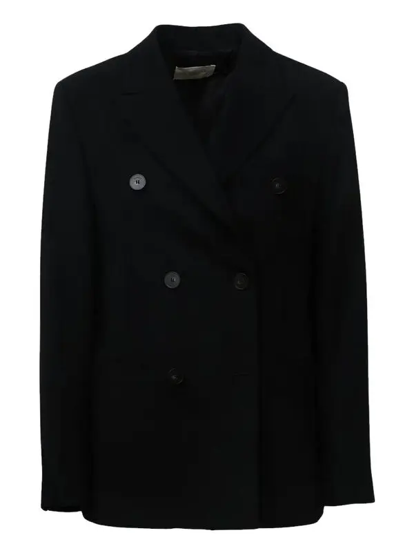 Montedoro Terrie Double-breasted Blazer - Black