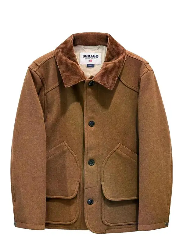 SEBAGO Tenny Corduroy-collar Jacket - Brown