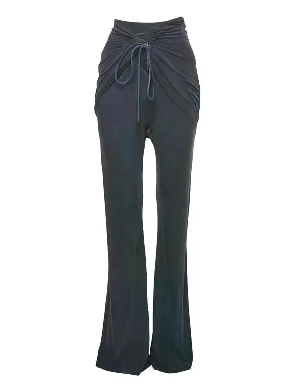Jacquemus Espelho Draped Trousers - Blue