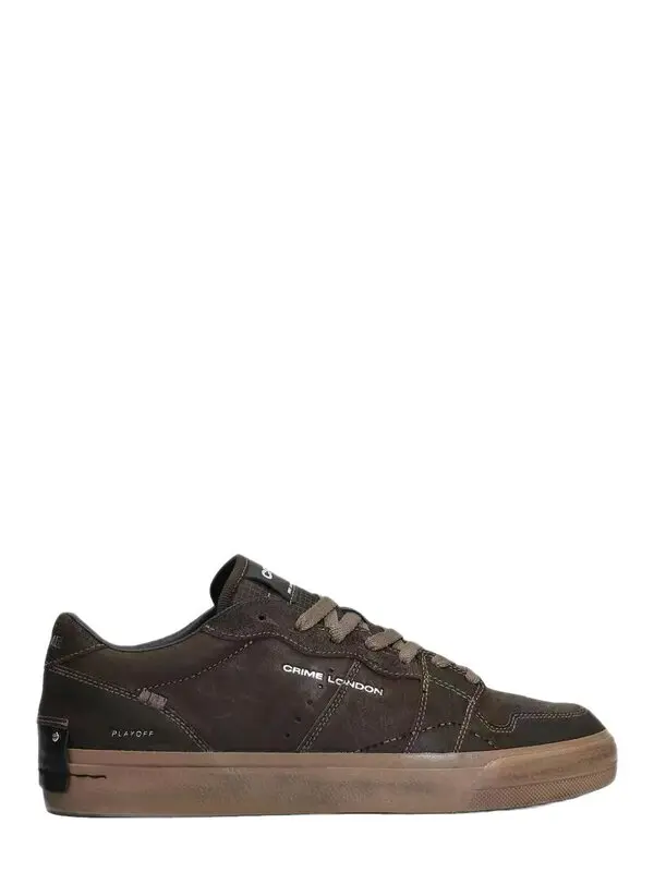 CRIME LONDON Playoff Logo-print Sneakers - Brown