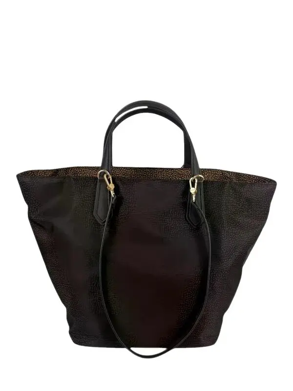 Borbonese All-over Print Tote Bag - Brown