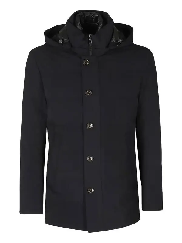 MONTECORE Hooded Padded Jacket - Black