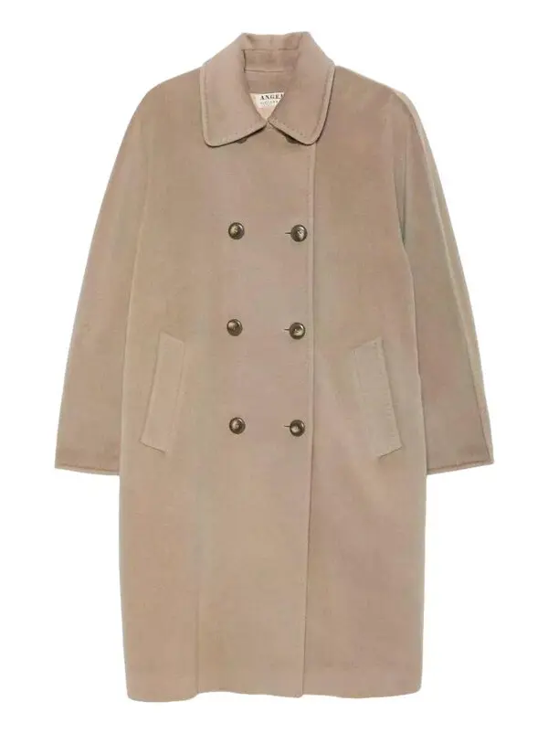 A.N.G.E.L.O. VINTAGE CULT 1990s Double-breasted Coat - Neutrals