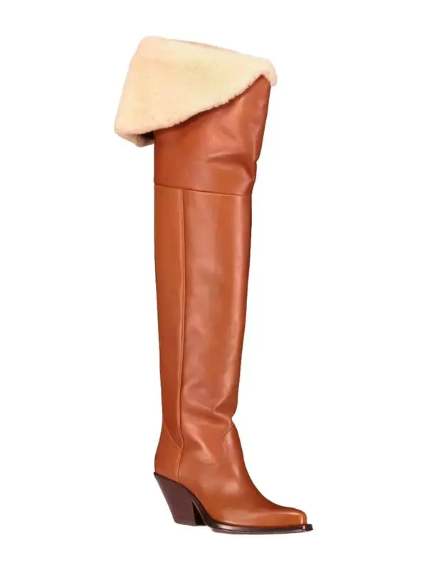 Chloé Azelan Thigh-high Boots - Brown