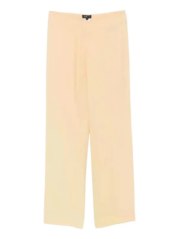 ROMEO GIGLI 1990s Straight-leg Trousers - Neutrals