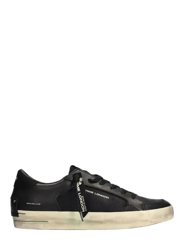 CRIME LONDON Sk8/deluxe Panelled Sneakers - Black