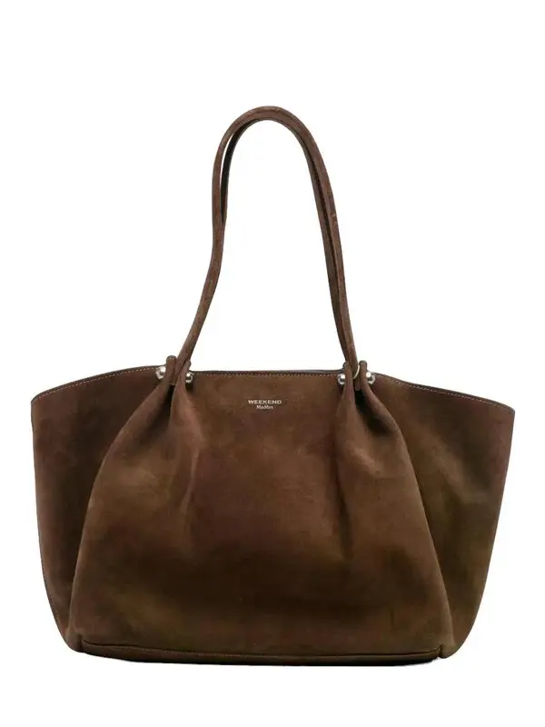 Max Mara Suede Tote Bag - Brown