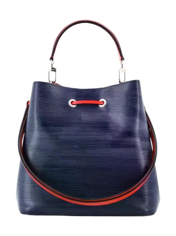 LOUIS VUITTON Neonoe Handbag Epi Leather Mm Bucket Bag - Blue