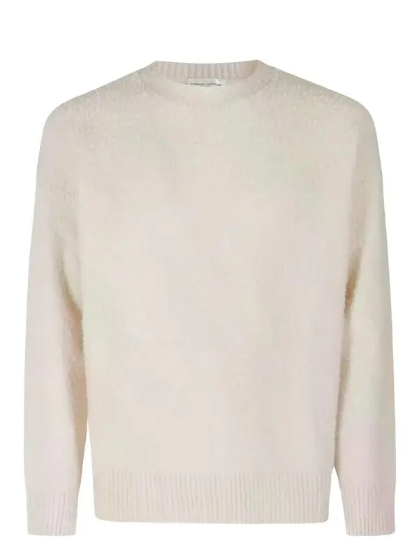 ROBERTO COLLINA Casentino Crew-neck Sweater - Neutrals