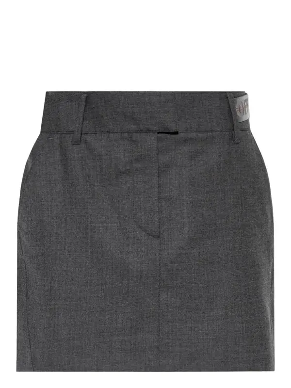 Off-White Skirt 2fs00357b 0-w065 - Gray