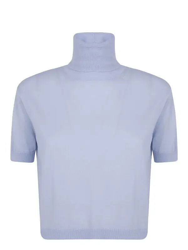 N.21 Short-sleeve Roll-neck Sweater - No