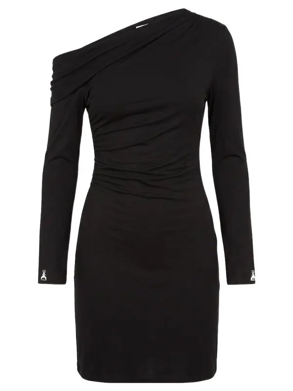 Patrizia Pepe Pleated Detail Dress - Black
