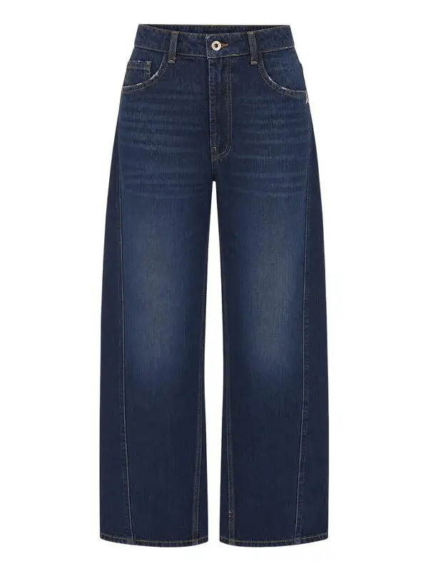 Patrizia Pepe Wide Leg Jeans - Blue
