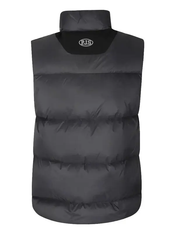 PARAJUMPERS Roydale Quilted High-neck Gilet - Black