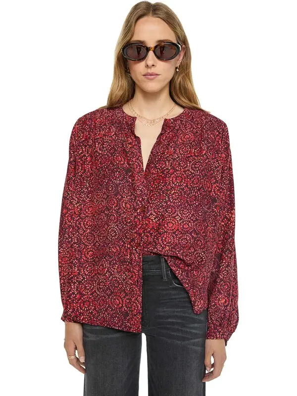 Natalie Martin Tolan Shirt Sunburst Poppy - Red
