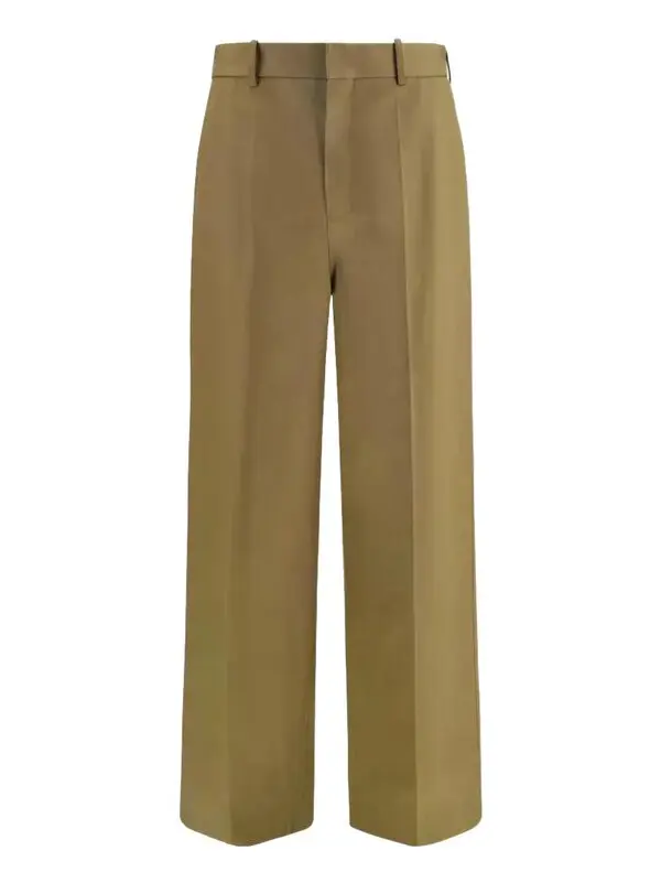 Balenciaga Large-chino Trousers In Camel - Neutrals