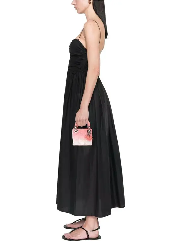 Dior 2016 Micro Ombre Patent Cannage Lady Satchel - Pink