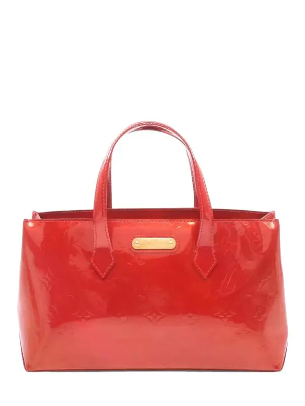 LOUIS VUITTON 2009 Monogram Vernis Wilshire Pm Handbag - Red