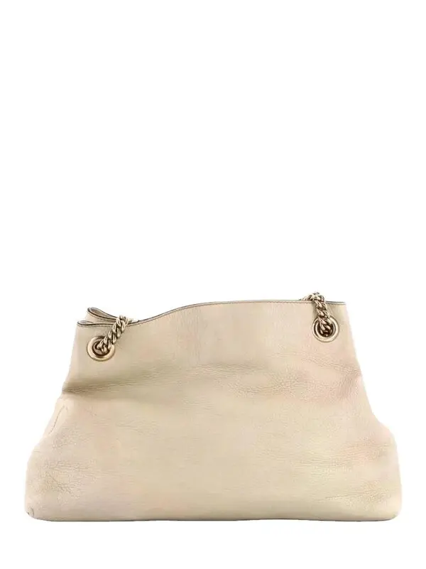 Gucci Soho Chain Strap Leather Medium Shoulder Bag - Neutrals