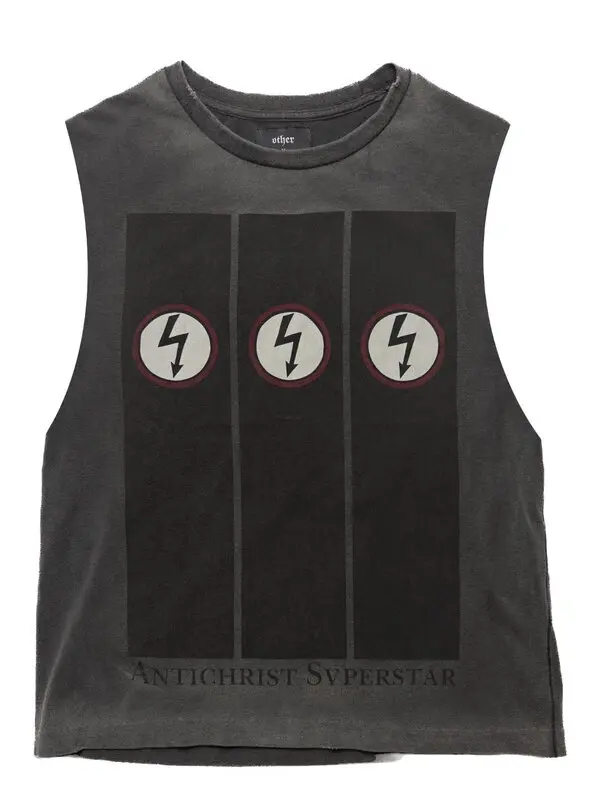 OTHER UK Marilyn Manson Repent Vintage Tank - Black