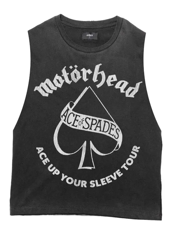 OTHER UK Motorhead Ace Up Your Sleeve Vintage Tank - Black