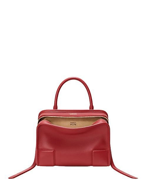 Loewe Amazona 180 Small Leather Handbag - Carmine Red