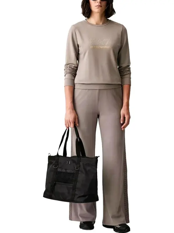 EA7 Logo-embellished Sweatshirt - Neutrals