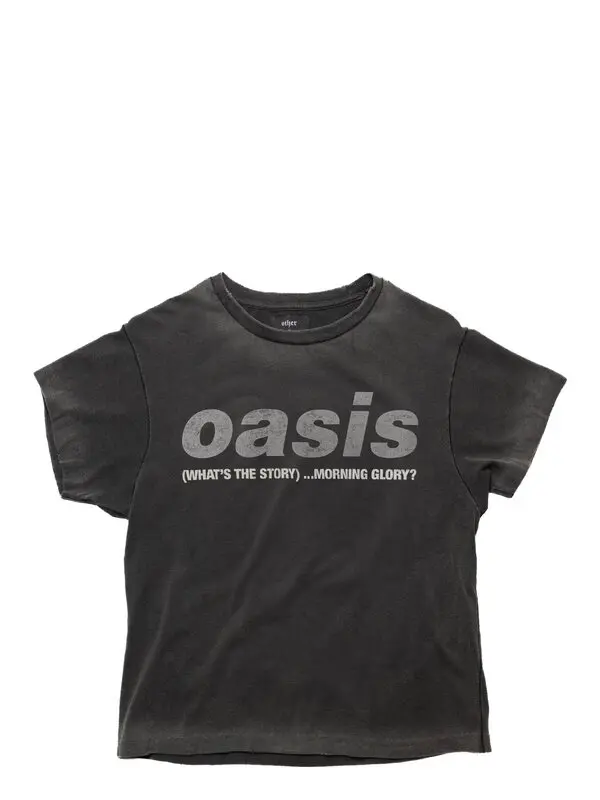 OTHER UK Oasis Morning Glory Vintage T-shirt - Black