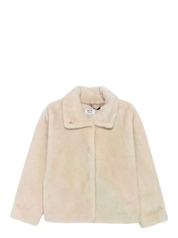 BETTA CORRADI Faux-fur Jacket - Neutrals