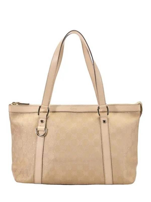 Gucci Gg Lurex Abbey Zip Tote - Pink