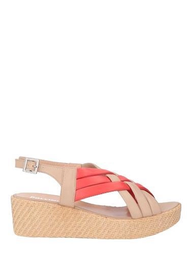 POLLINI Sandals Coral Size Leather - Red