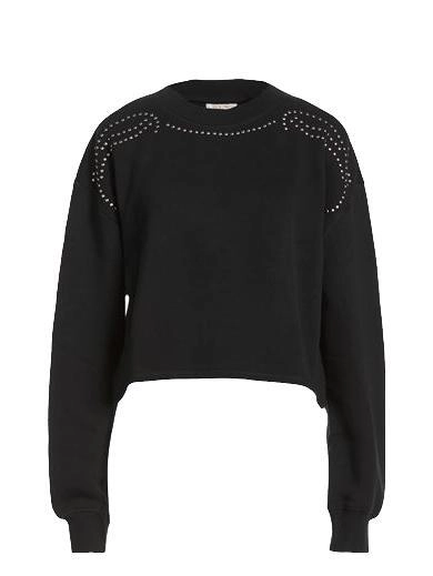 Rag & Bone Sweatshirt Size Cotton, Polyester - Black