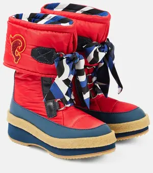 Emilio Pucci Iride Snow Boots - Red