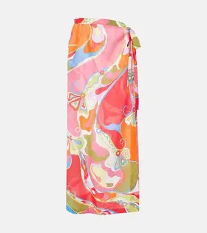 Emilio Pucci Orchidee Cotton Muslin Beach Cover-up - Multicoloured