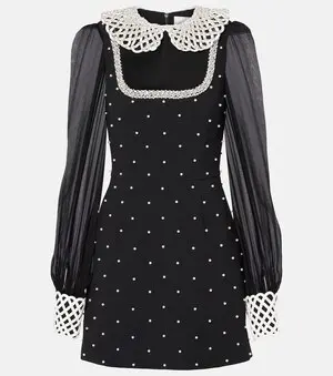 Rebecca Vallance Alivia Embellished Mini Dress - Black