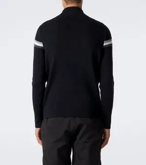 Fusalp Wengen Iv Wool Half-zip Sweater - Blue